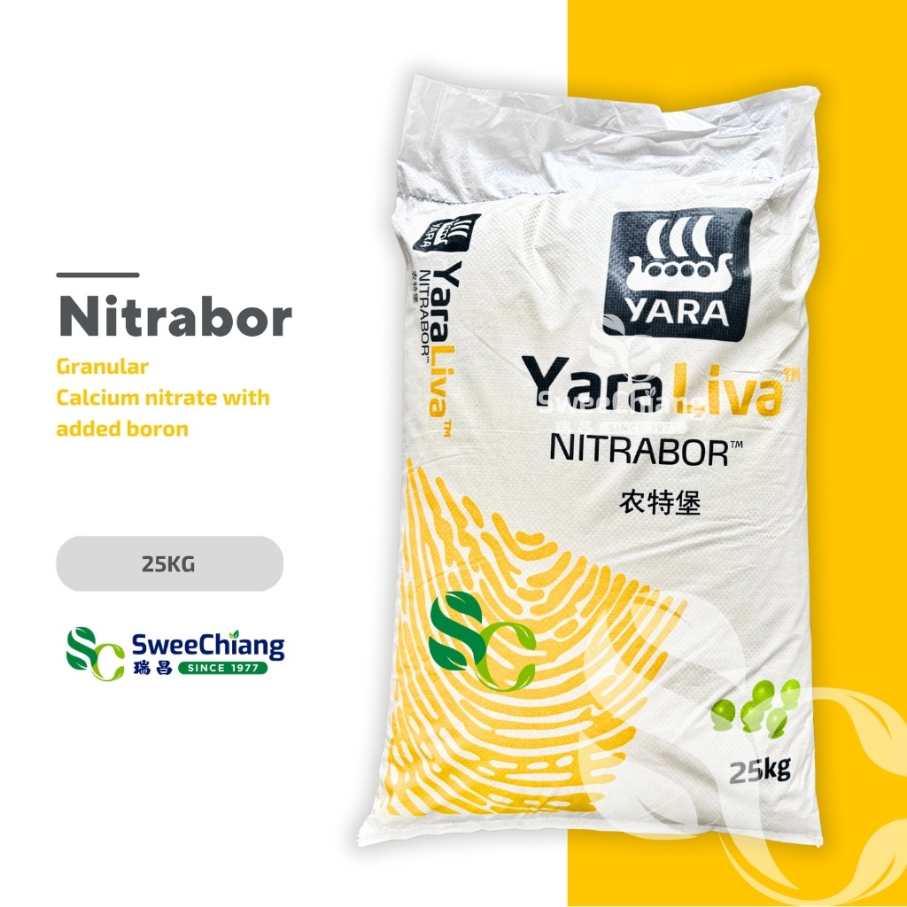 YaraLiva Nitrabor 25kg 农特宝硝酸铵钙硼肥料Prilled Calcium Nitrate Baja Gemuk ...