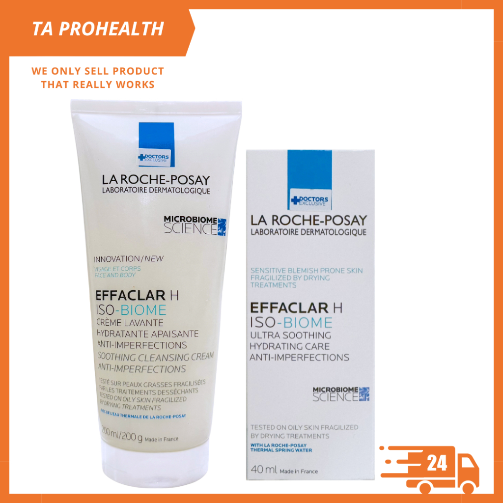 La Roche Posay Effaclar H Isobiome Soothing Cleansing Cream 200ml ...