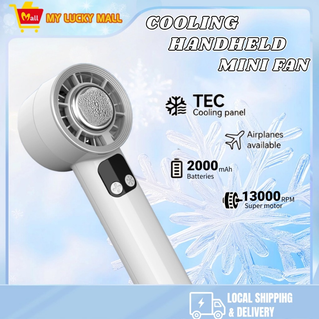 Handheld Ice Cooling Fan Semiconductor Refrigeration Ice Compress ...