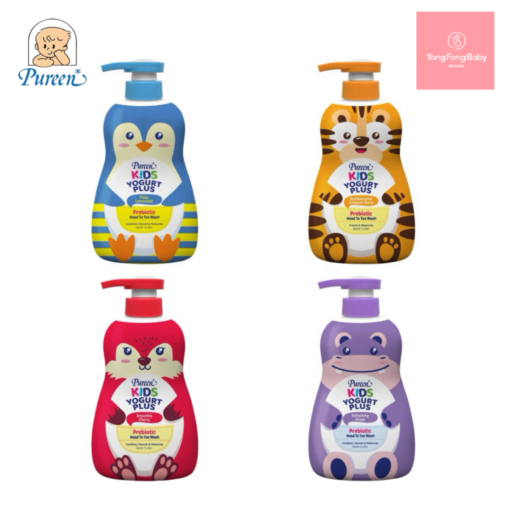PUREEN Kids Yogurt Plus with Prebiotics Head To Toe Wash (700ml ...
