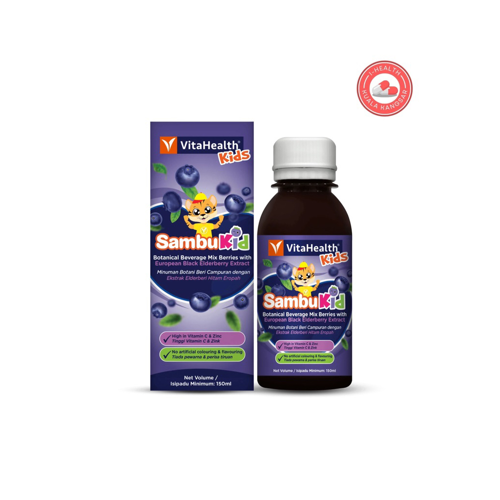 VitaHealth Kids Sambukid Syrup 150ml [EXP:01/2026] | Shopee Malaysia
