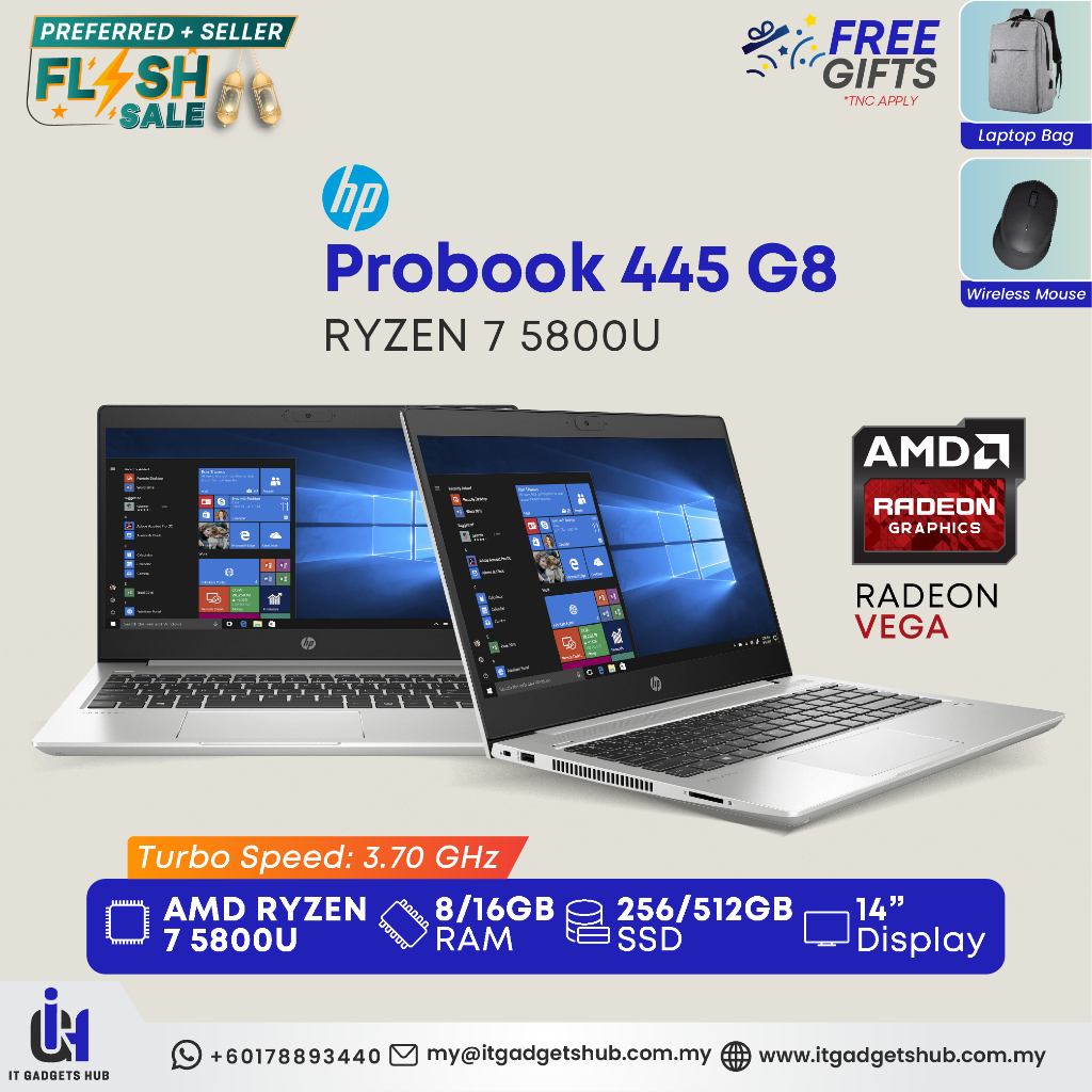 HP AMD Ryzen Series Laptops | EliteBook 845 G8 G7 745 G6 G5 ProBook 445 ...