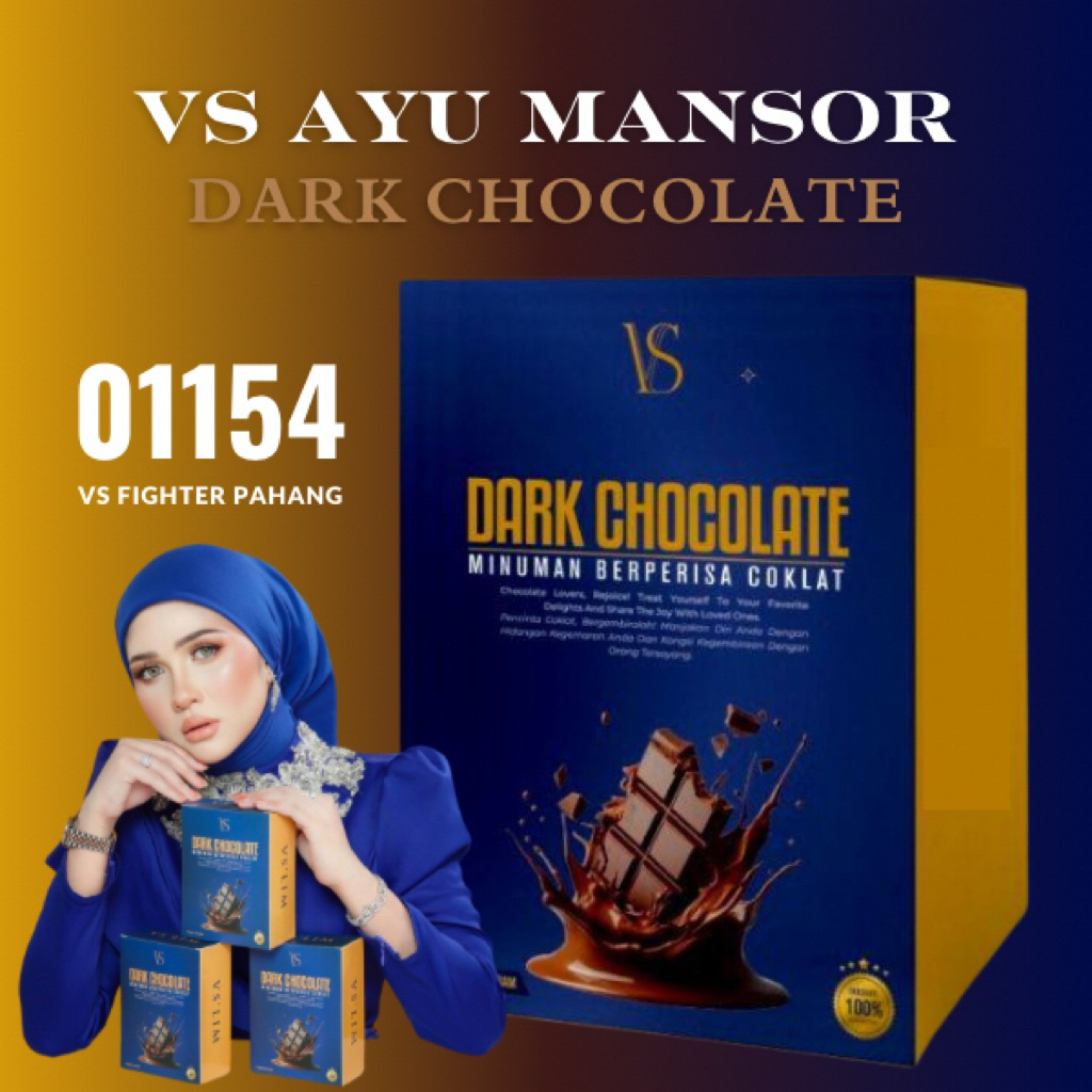 (1BOX) VS'LIM BUTTERSCOTCH & DARK CHOCOLATE PREMIUM 7 SACHET ORIGINAL ...