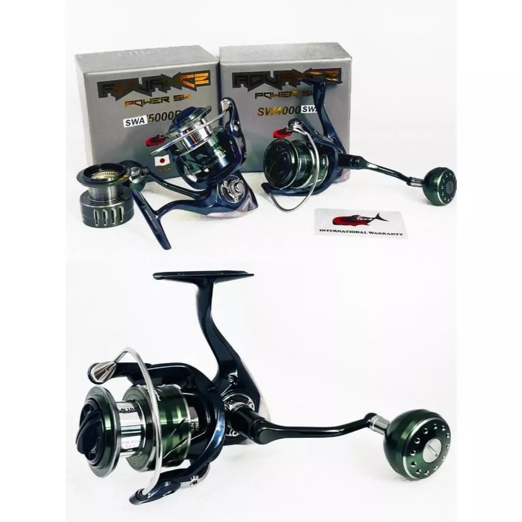 G-TECH ADVANCE POWER SWA METAL BODY FISHING REEL (FREE SPOOL) | Shopee ...