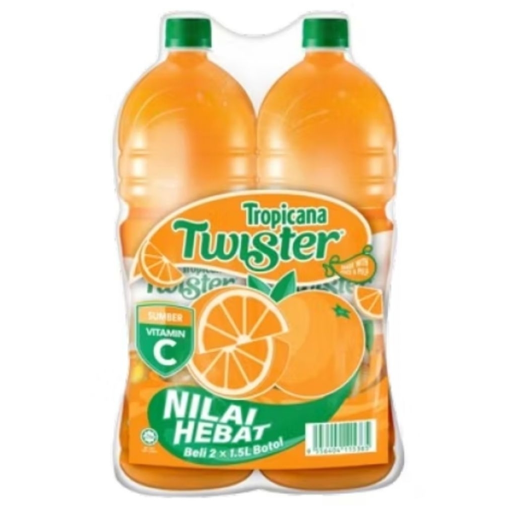 Tropicana Twister Orange Flavour Combo x2. | Shopee Malaysia