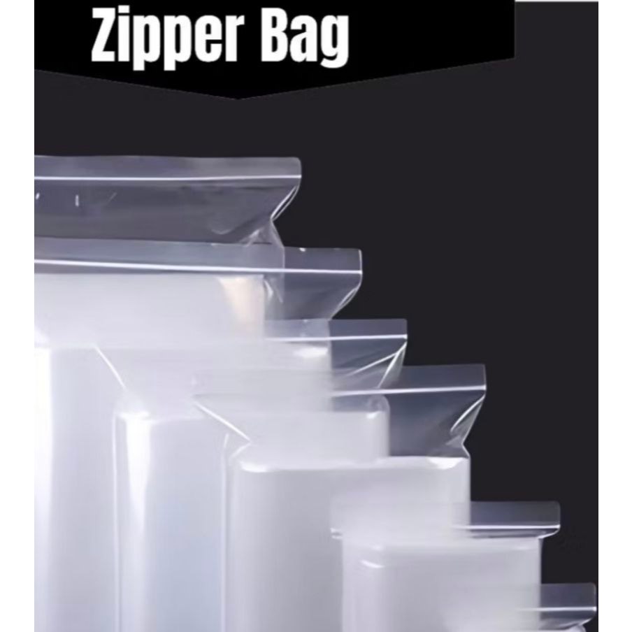Premium 100pcs Zipper Bag Extra THICK0.10mm Zip Bag Lock Plastik Beg ...