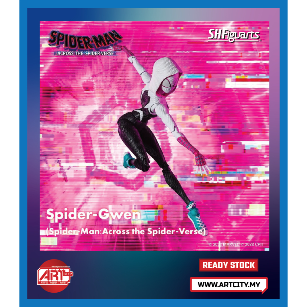 (READY STOCK) Bandai S.H.Figuarts - SHF Spider Gwen - SpiderMan Across ...