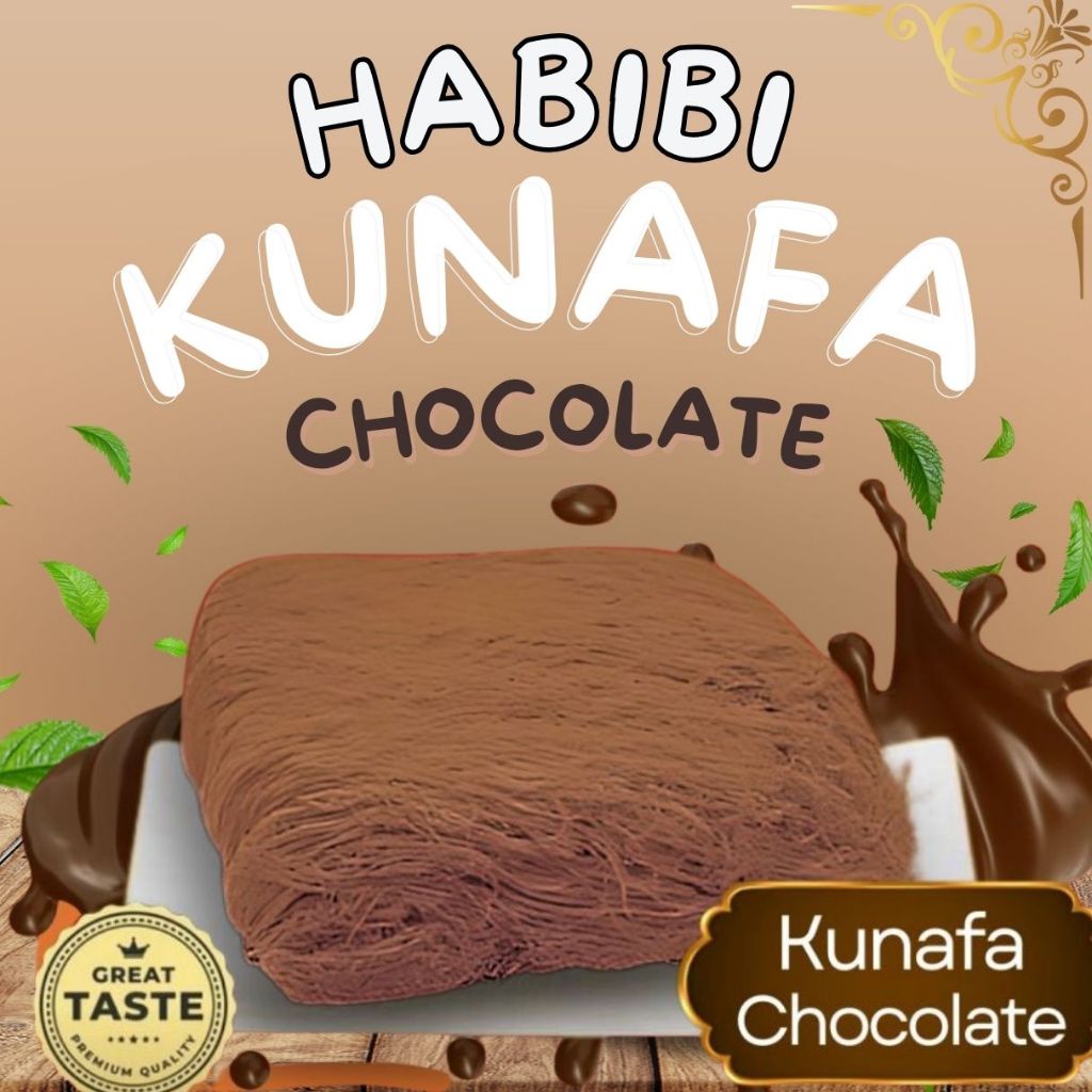 Kunafa Dough / Pastry Kunafa / Kunafa Raw Chocolate Flavor Kunafa Dough 500g - 1Kg by Habibi ...