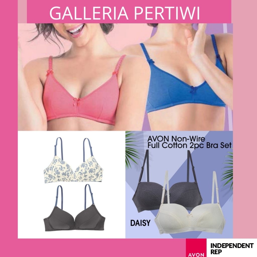BRA - Non Wired 2pcs Bra Set - AGNES/DAISY/LUCY - Small Size Cup Bra (COLI SAIZ KECIL - TIADA ...