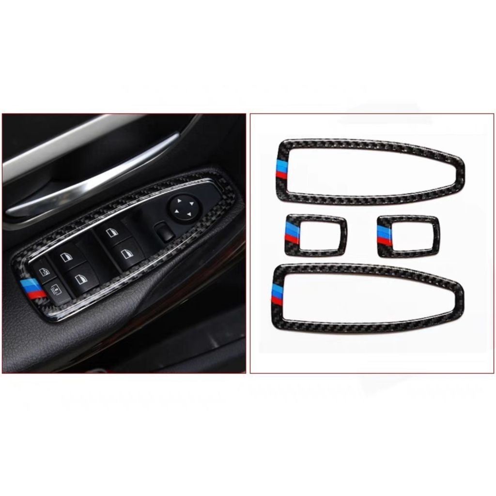 BMW F30 Power Windows Switch M Performance Carbon Sticker | Shopee Malaysia