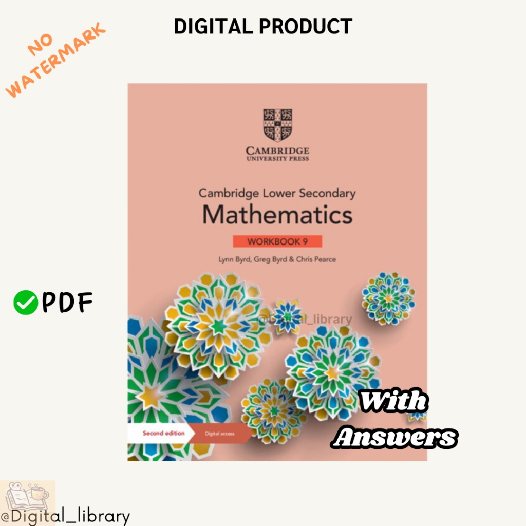 Cambridge Lower Secondary Mathematics Workbook 9 / Answers (2nd Edition ...