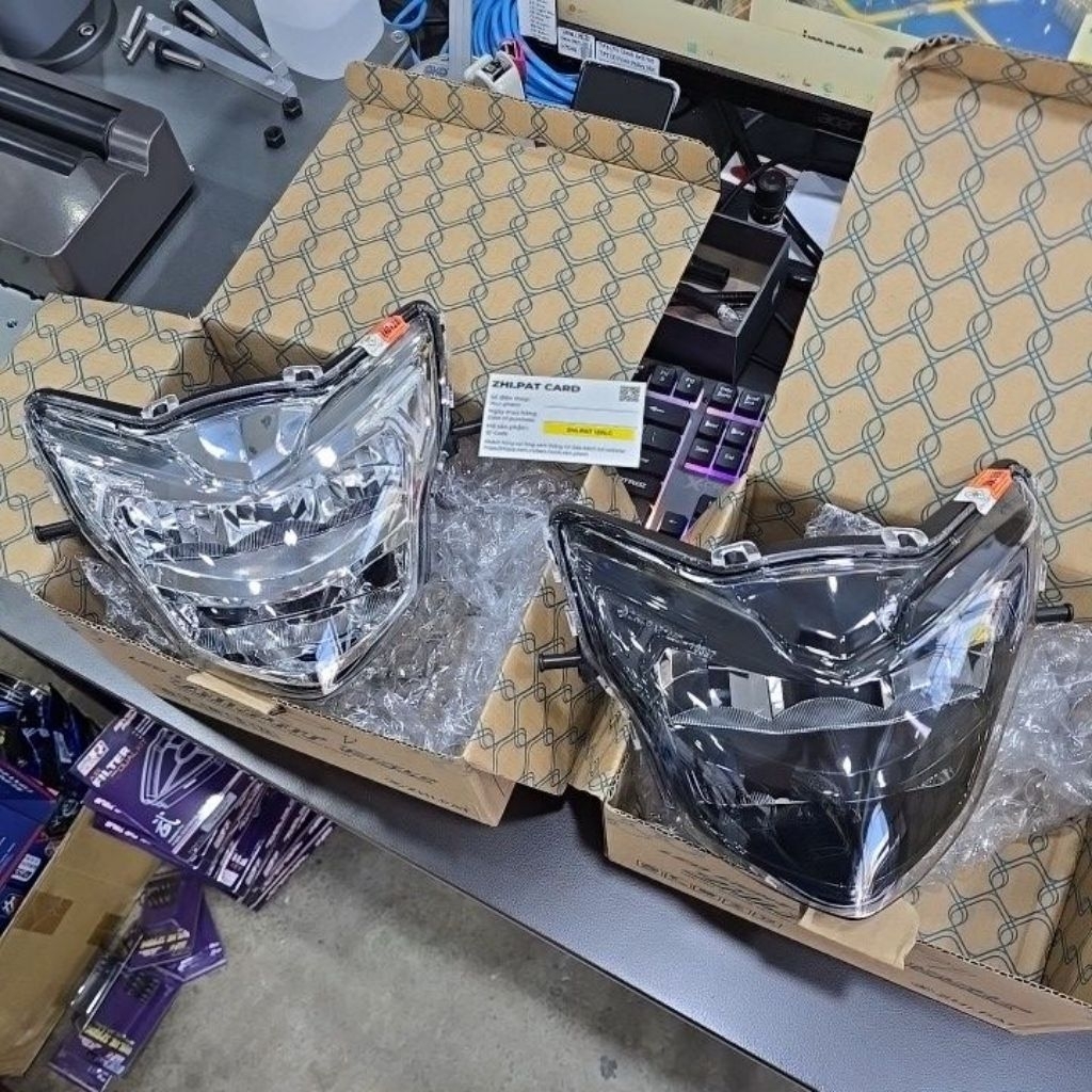 《Original ZHIPAT 2025》 Yamaha Lc135 V2-V7 Zhi Pat Led Head Lamp Zhipat ...