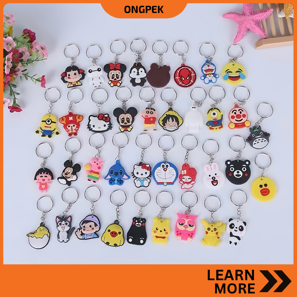 Keychain Key Ring Cartoon Keychain Keyfob Portable Party Key chain Free ...