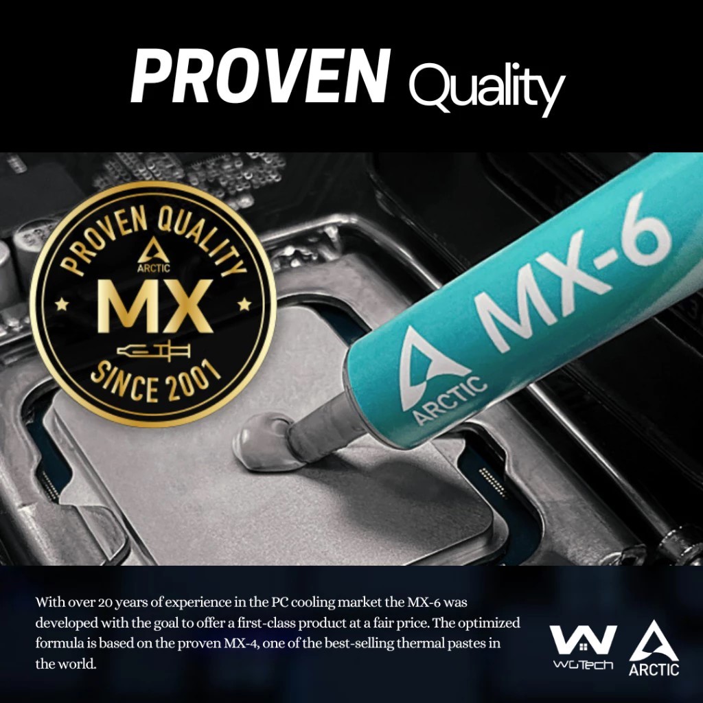 [Local Stock]ARCTIC MX-6 4g/8g high-performance Thermal Silicone Grease ...