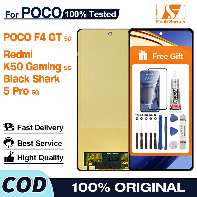ORI LCD POCO F4 GT 5G/ Redmi K50 Gaming/ Mi Black Shark 5 Pro High ...