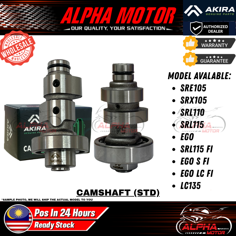 AKIRA CAMSHAFT STD SRE105 SRX105 SRL110 EGO SRL115 FI EGO S LC FI LC135 ...