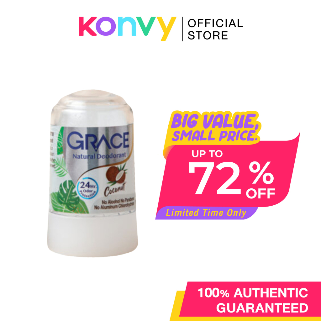 Grace Pure Crystal Deodorant Roll On Antiperspirant Body Smell Crystal (50g / 70g) | Shopee Malaysia