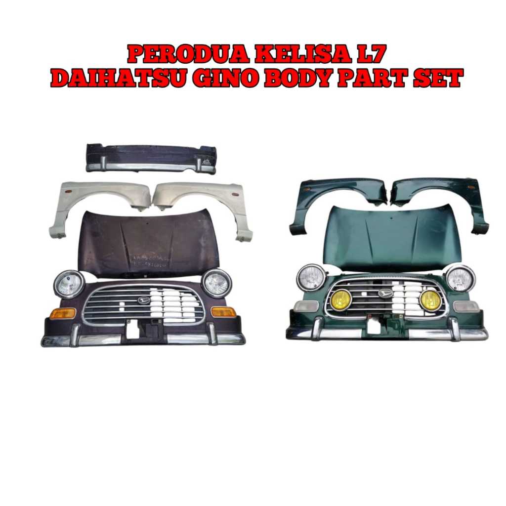 Perodua Kelisa Daihatsu Gino L7 Minilite Front Bodypart Set / Body Part ...