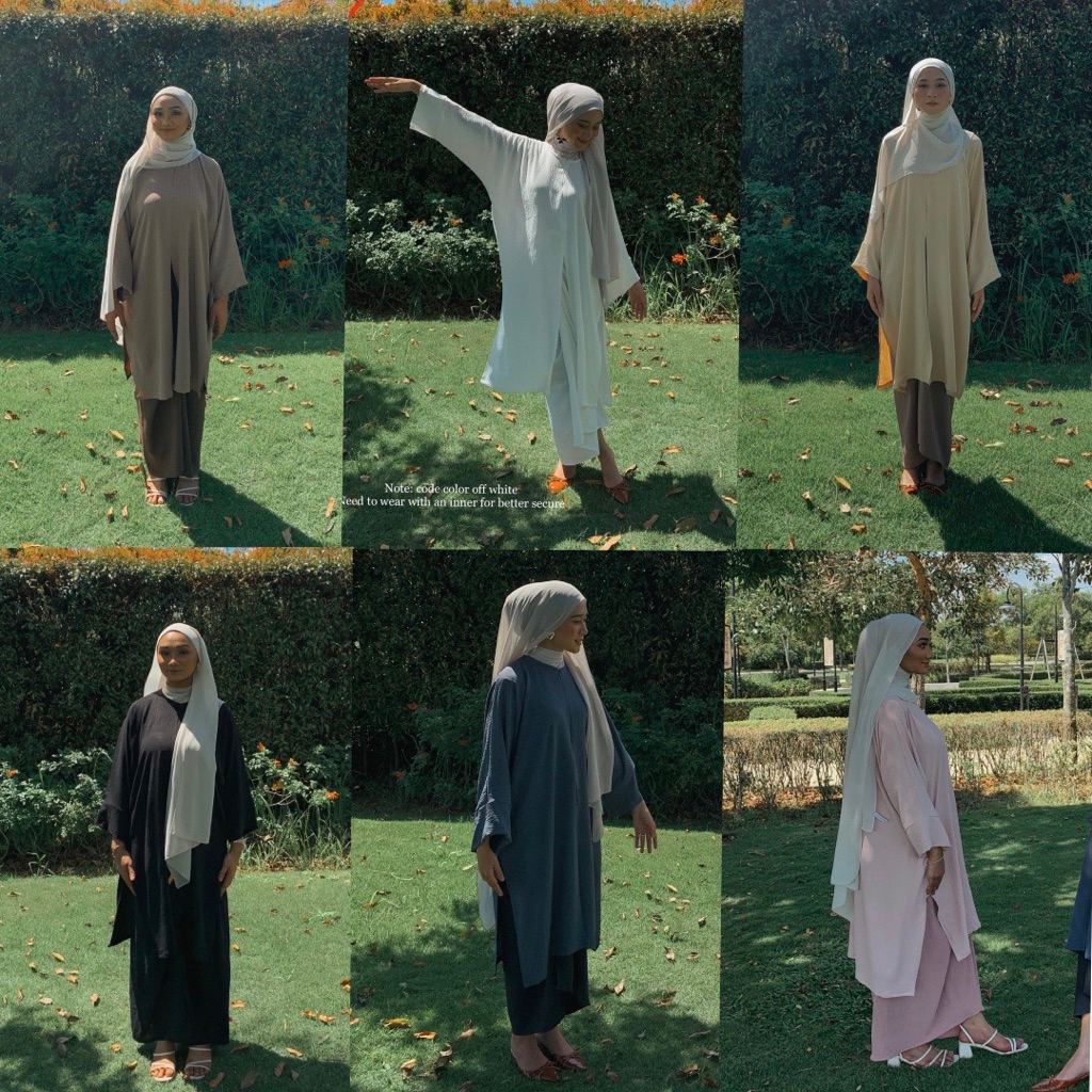 [Nostalgia 2025] Baju Kurung Loose Baggy with Pareo | Ironless Baju ...