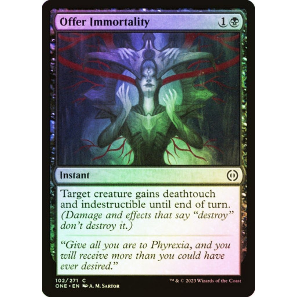 Magic the Gathering - Offer Immortality (ONE ) | Shopee Malaysia