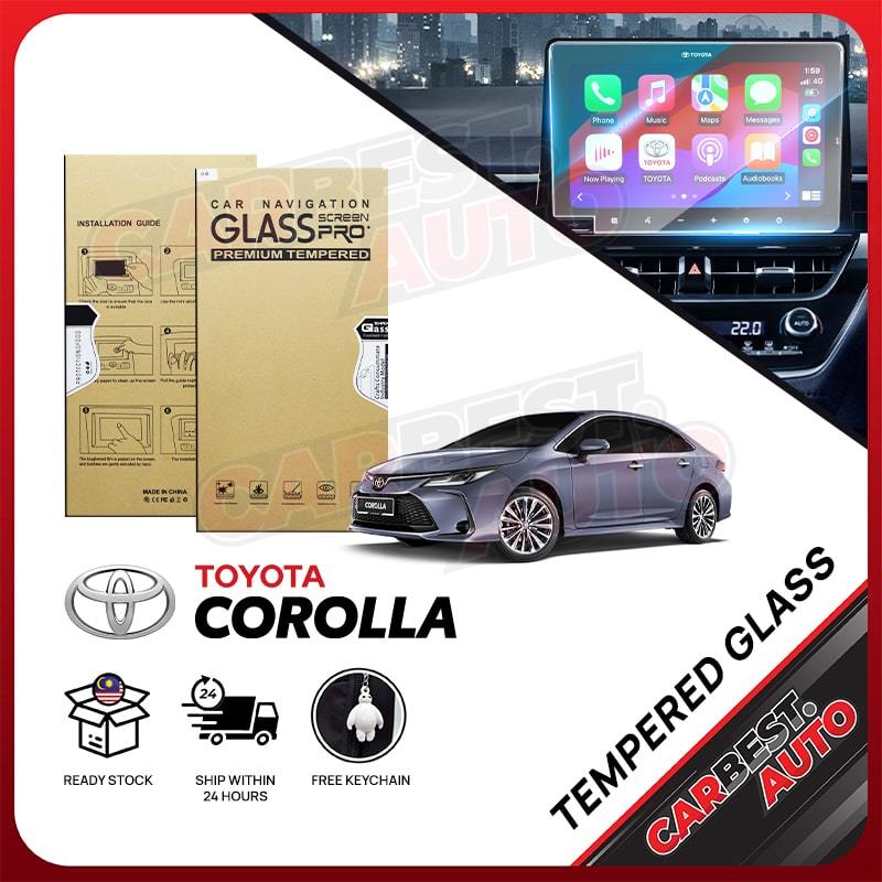 TOYOTA COROLLA 2020 - 2025 Head Unit Tempered Glass Screen Infotainment ...