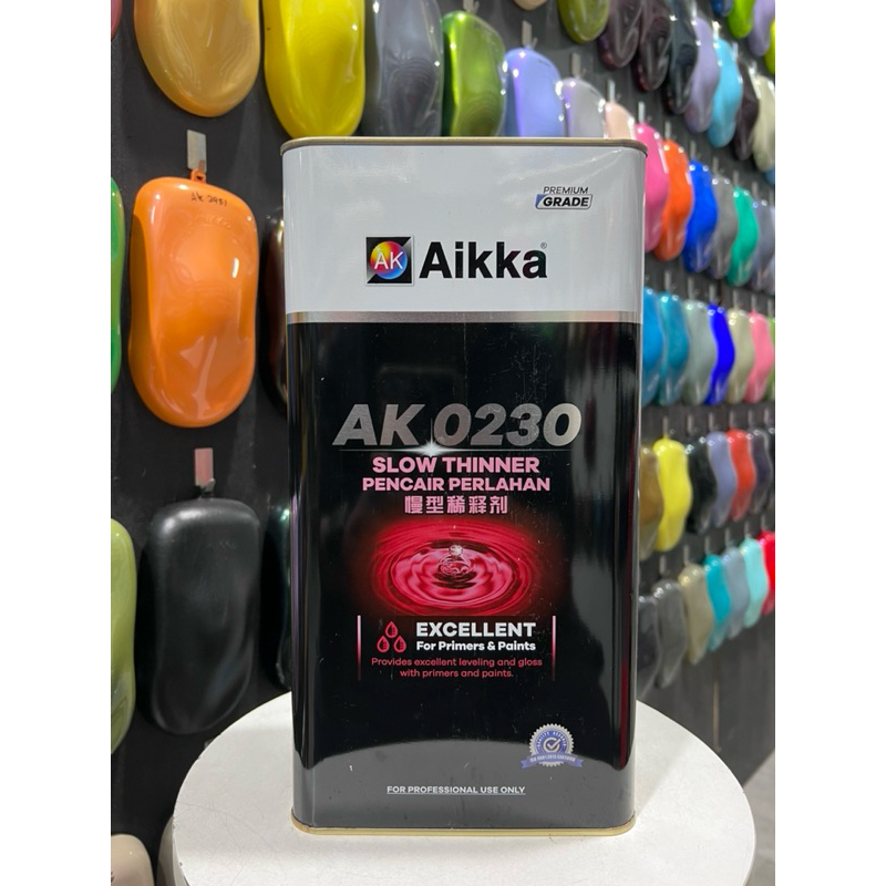 5LITER AIKKA 2K 0230 SLOW THINNER AK0230 | Shopee Malaysia
