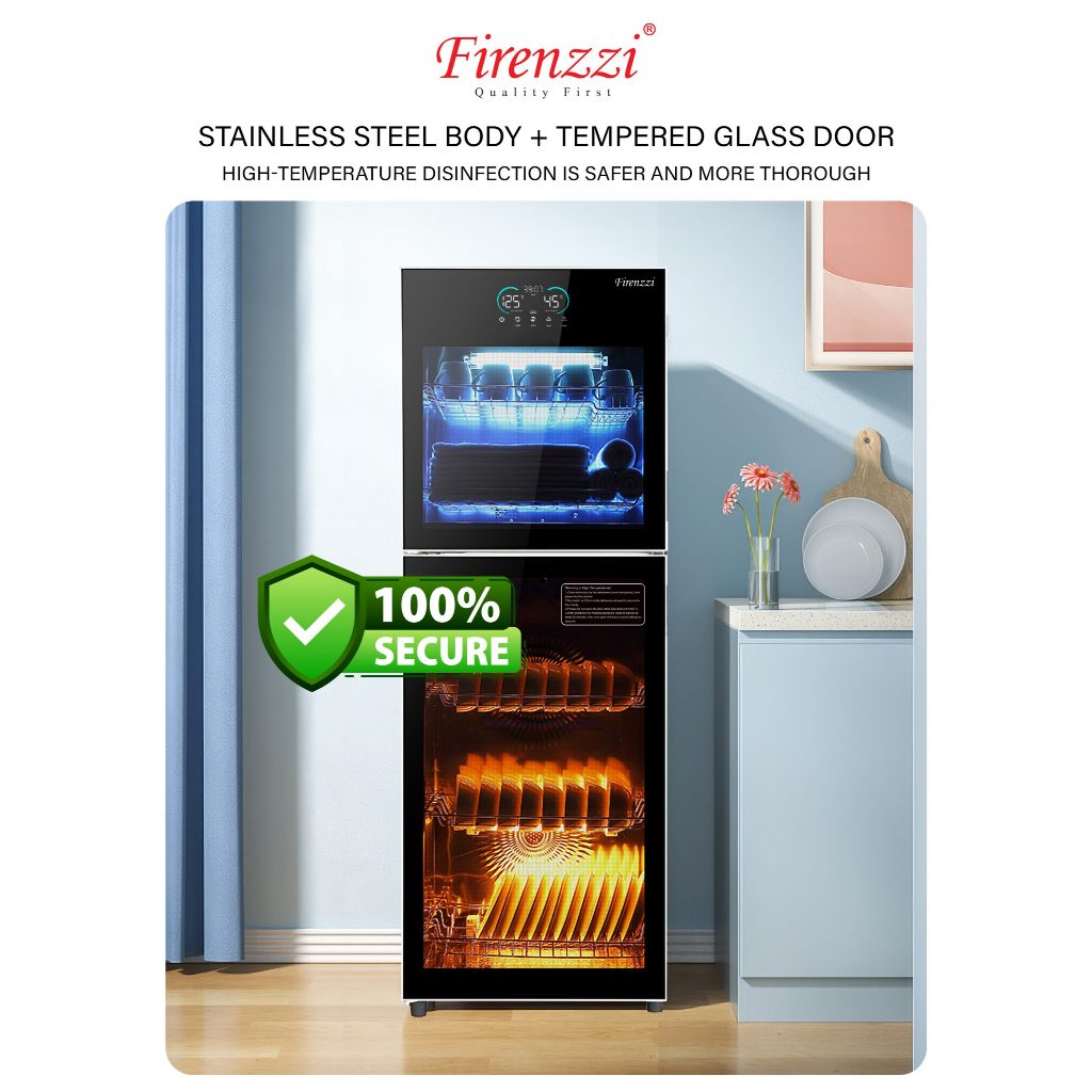 FIRENZZI DISH DISINFECTION CABINET 2 DOORS FTD-398 / FTD-288 / FTD-348 ...