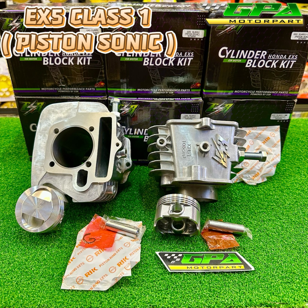 ESR RACING BLOCK EX5 CLASS 1 PISTON SONIC 54MM 56MM 57MM | Shopee Malaysia