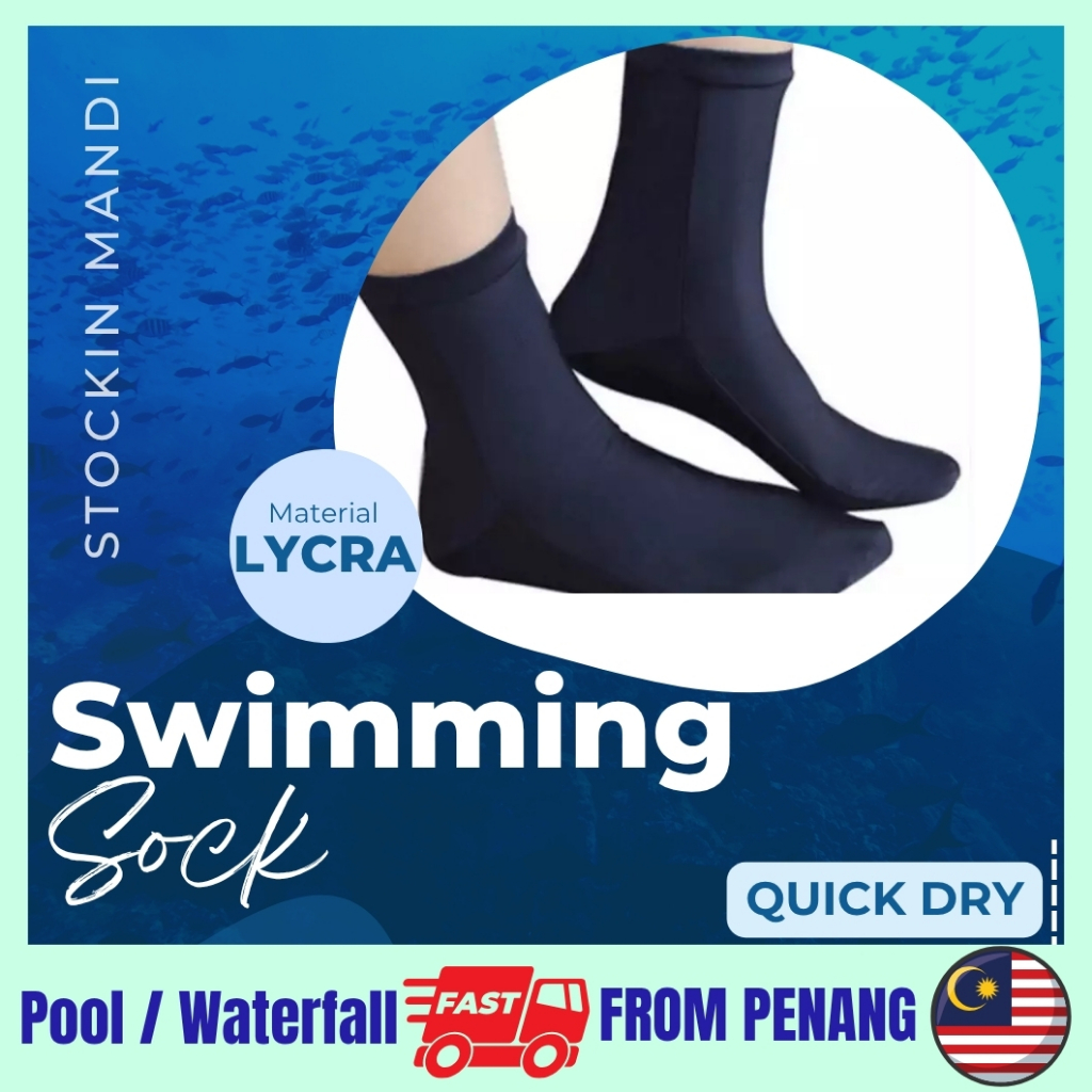 Water Sport Swimming Sock Lycra Spandex Swim Socks Swimming Diving ...