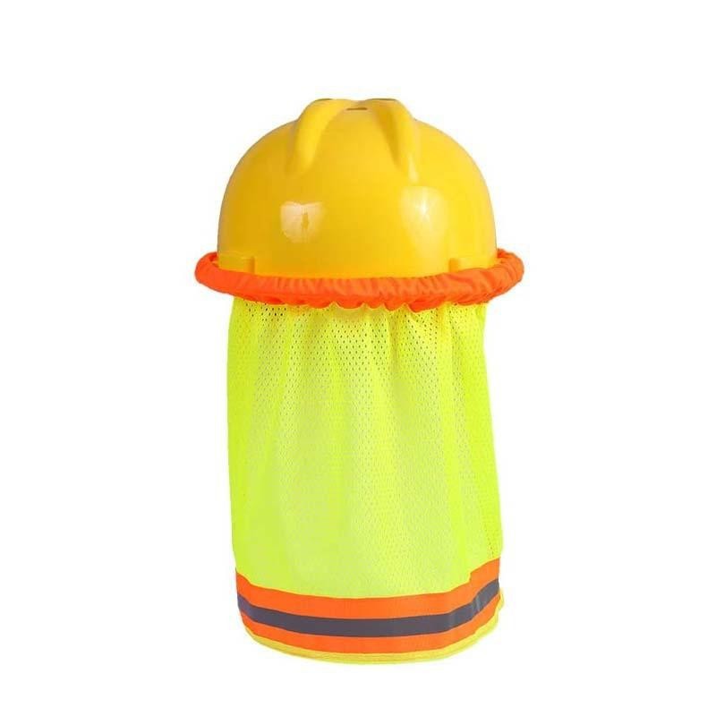 Universal Safety Helmet Sun Shade Protection with Reflective Birdseye ...