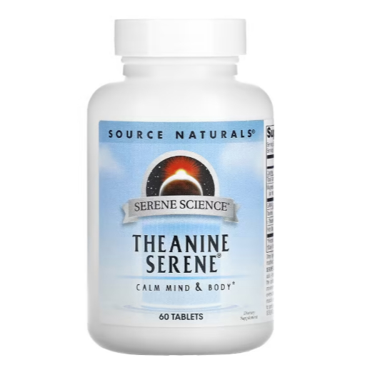 Source Naturals, Serene Science , Theanine Serene , 60 Tablets with ...