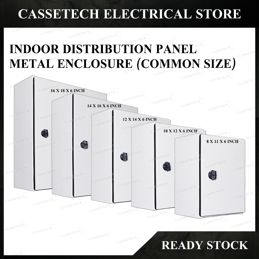 INDOOR DISTRIBUTION MULTI DB METAL BOX BOARD ELECTRICAL CLAD KOTAK BESI ...