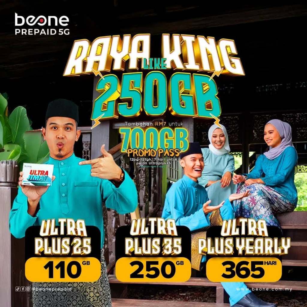 Simkad Prepaid Beone No VIP Cantik | Sim Card Terbaru Ultra Plus Plan ...