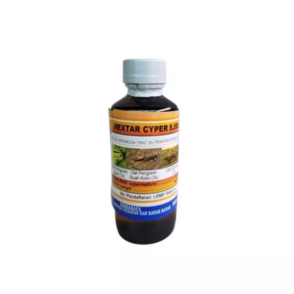 Hextar Cyper 5.5EC Cypermethrin 5.5% /Certin 550/Cymerin/ Racun Serangga tanaman kelapa sawit ...