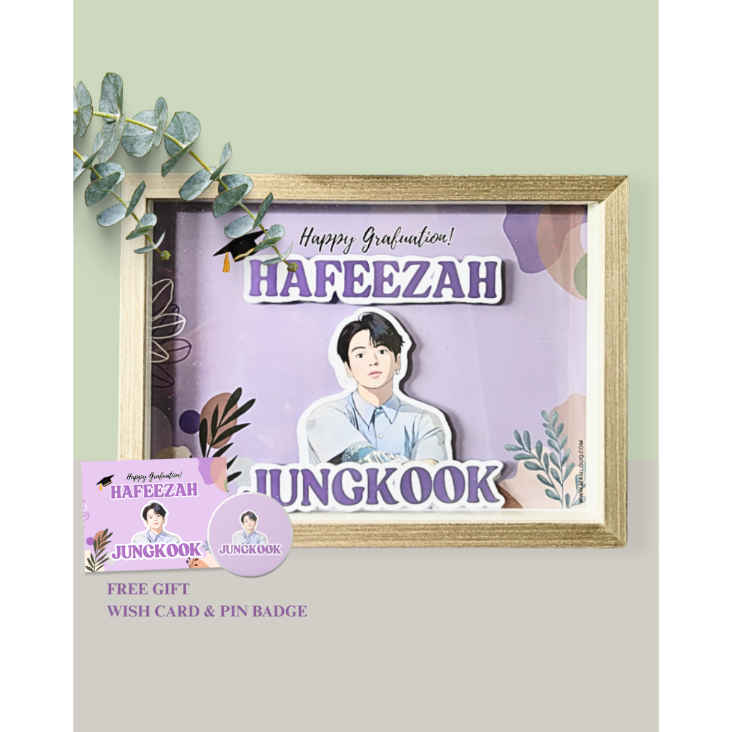 A4 CUSTOM 3D FRAME KPOP FAVOURITE FOR GRADUATION BIRTHDAY GIFT KPOP ...