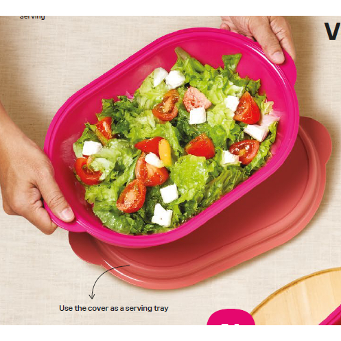 Tupperware Oval Server 4L | Shopee Malaysia