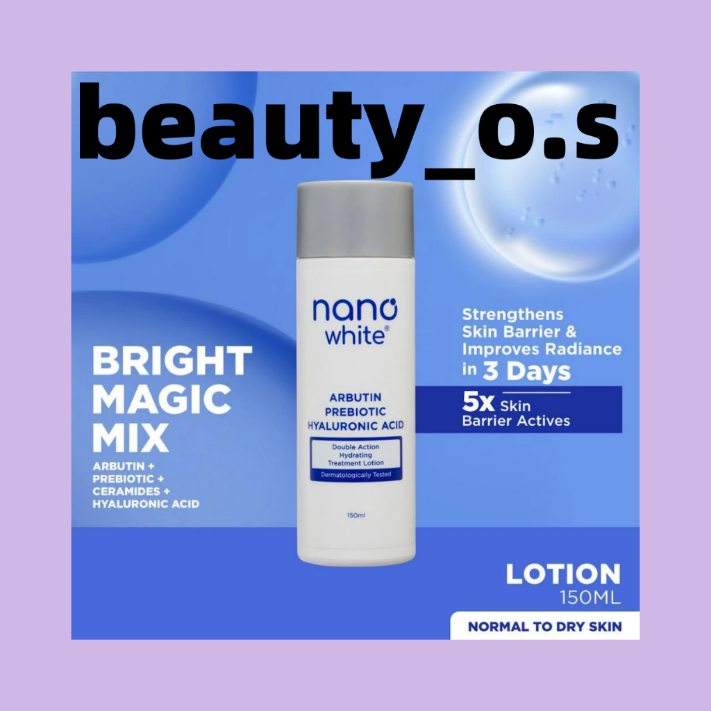 NANO WHITE DOUBLE ACTION HYDRATING TREATMENT LOTION 150ML | Shopee Malaysia