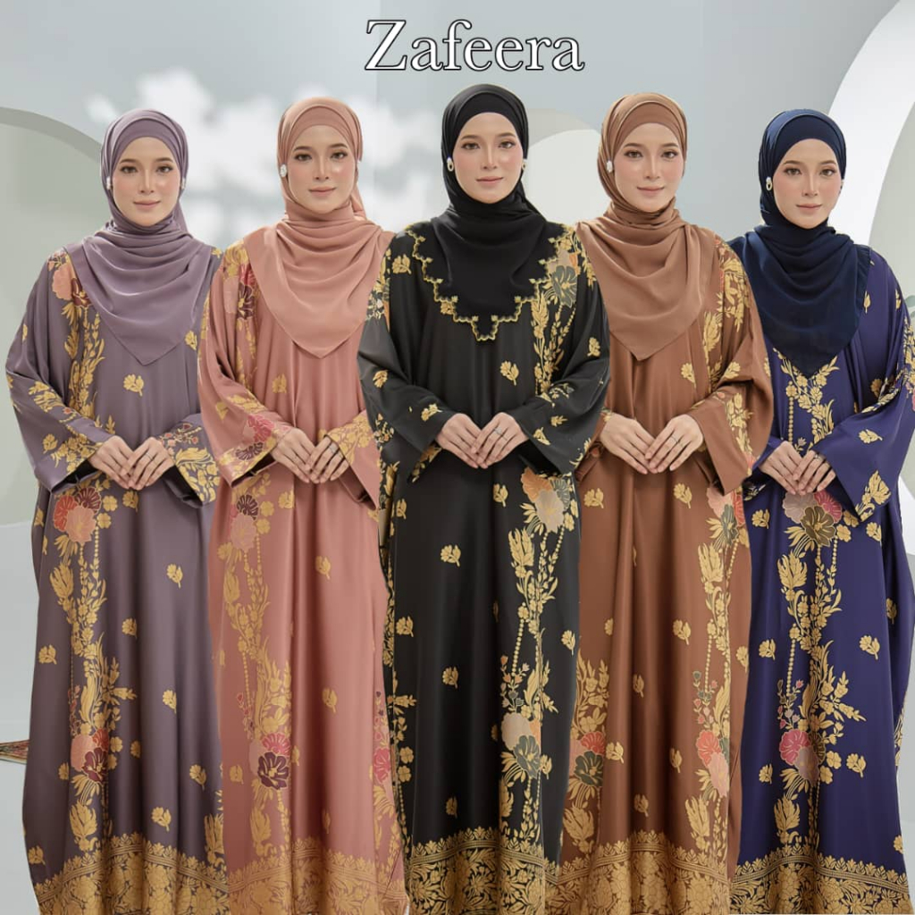 ZAFEERA KAFTAN (JUBAH MUSLIMAH) | Shopee Malaysia