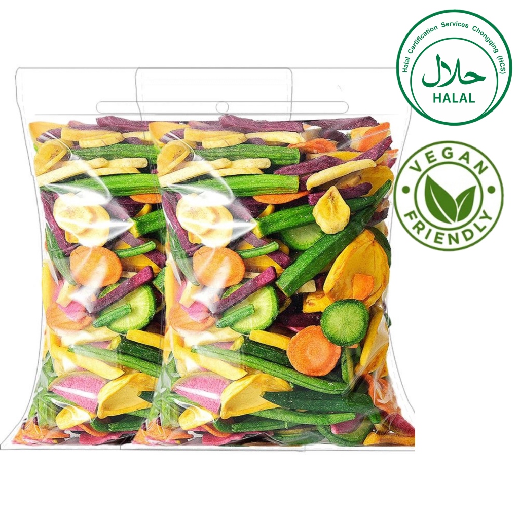 【HALAL】Fruit And Vegetable Crips Kerepek Sayur 250g / 125g 综合果蔬脆混合果蔬干零食 ...