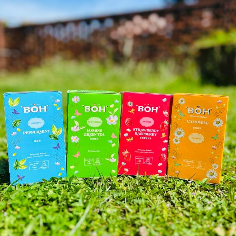 Cameron BOH Strawberry Raspberry /Peppermint/ Camomile / Lemon Myrtle ...