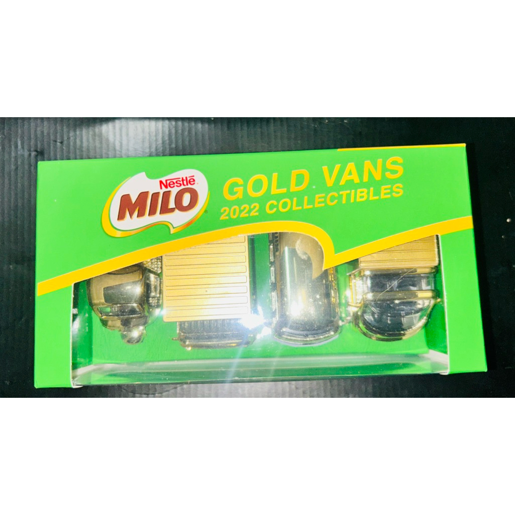 Limited Edition 2022 Set of 4 Gold Milo Truck/Van | Shopee Malaysia