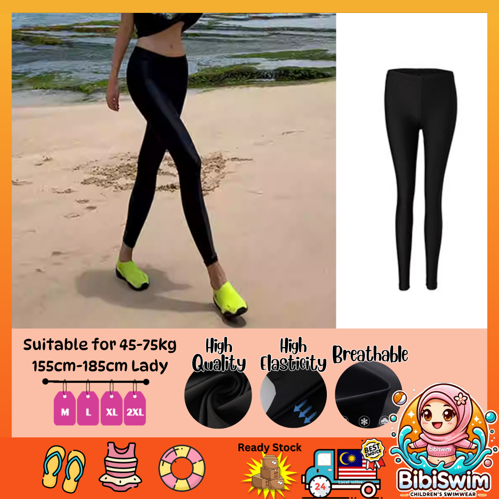 BIBISWIM Women Swimming Long Pant Yoga Swimsuit Jogging Sport Wear ...