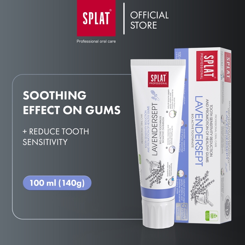 SPLAT Professional Series Lavendersept Toothpaste,For sensitive teeth ...