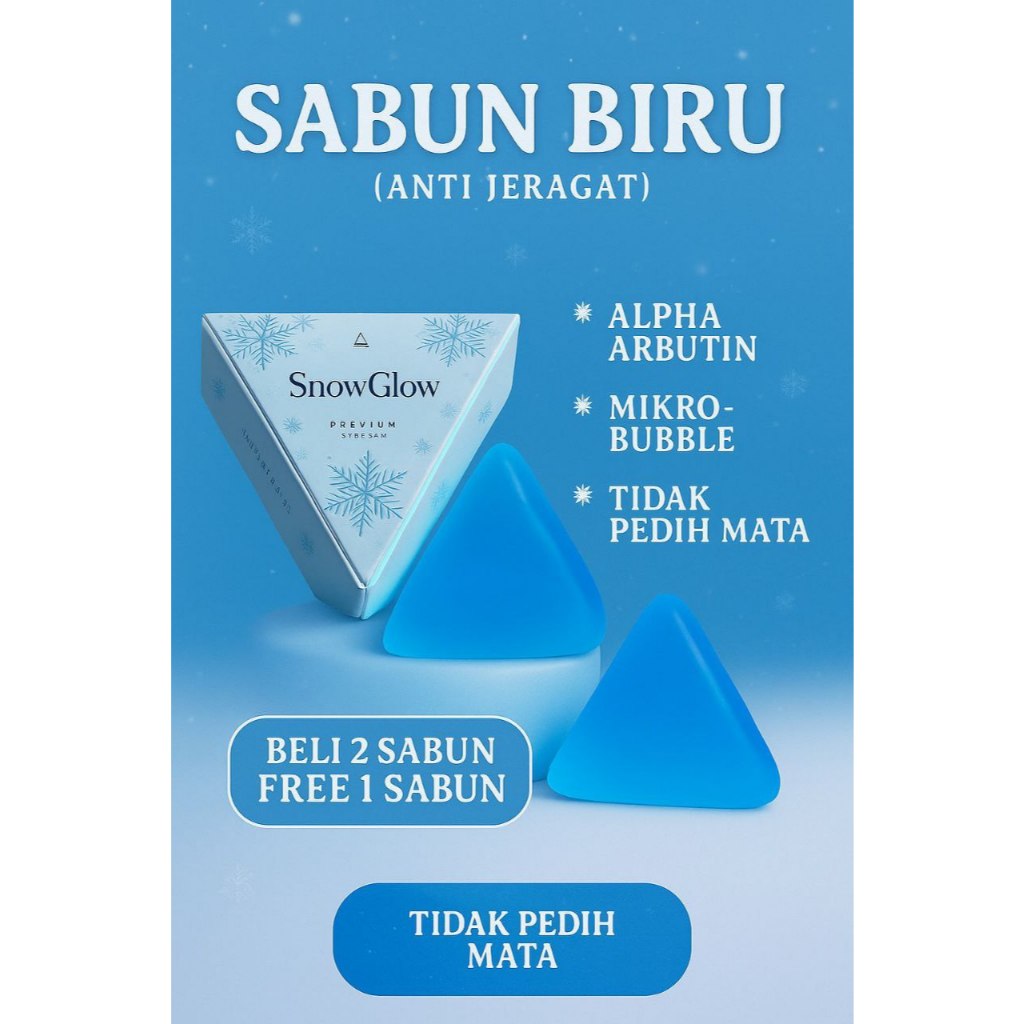SNOWGLOW Sabun Gluta Jeragat & Jerawat Putihkan Muka Glutathione ...