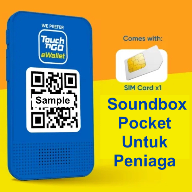 TNG ewallet Soundbox Pocket ( TnG Merchant Peniaga) Touch 'n Go sound ...