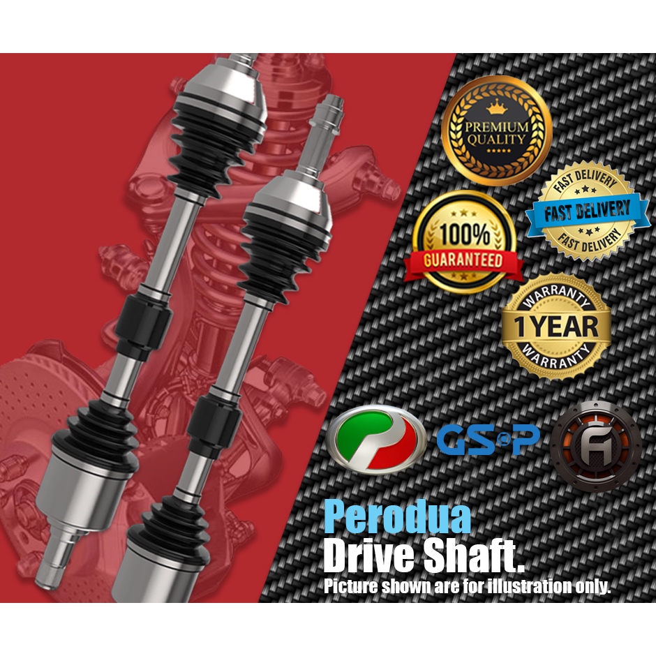 PERODUA | GENUINE / ORIGINAL | GSP DRIVE SHAFT ASSEMBLY | 1 YEAR ...