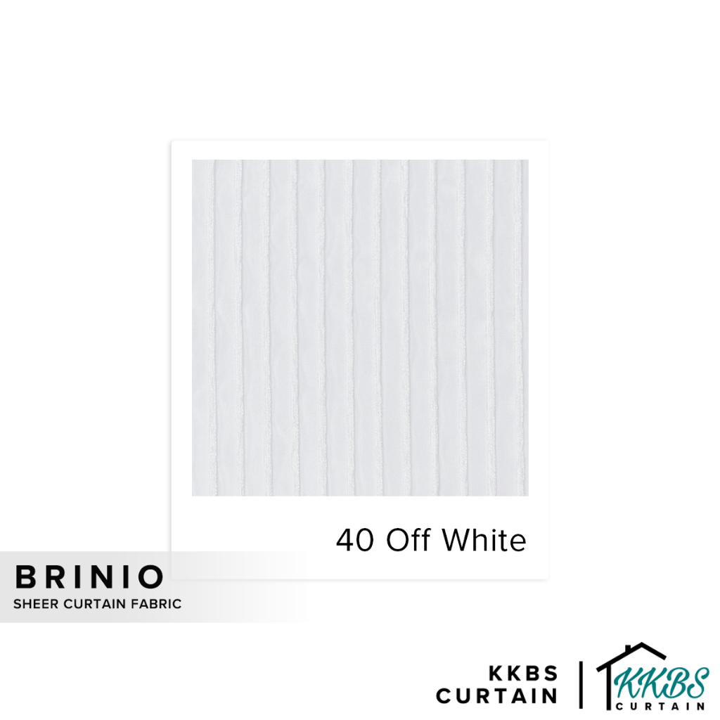 KKBS CURTAIN Brinio 126'' Kain Langsir Sheer Potong Meter (Brinio Sheer ...