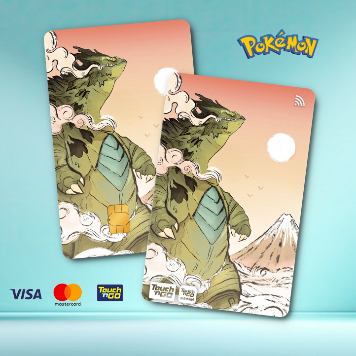 Tyranitar Pokemon TNG - Touch n Go Card Sticker Cover TNG / MASTER ...