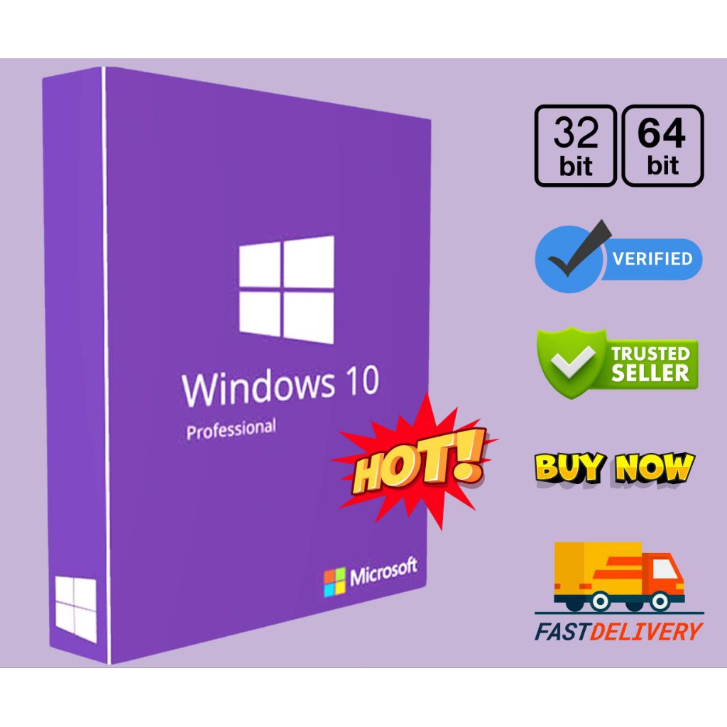 Windows 10 Pro (32bit / 64bit) | Shopee Malaysia