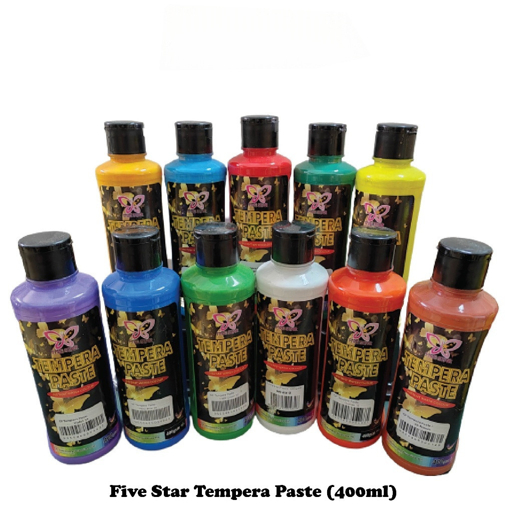 400ml Five Star Tempera Paste /D'arte 300g / Warna tempera/Pewarna ...